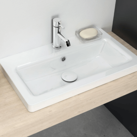 Ceramic Semi Inset Basins - Bathroom Collective