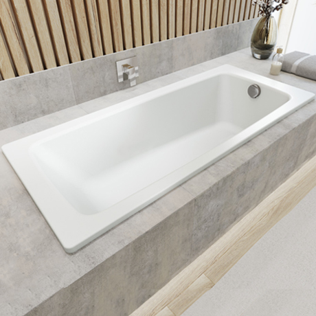Steel Enamel Inset Baths - Bath Department