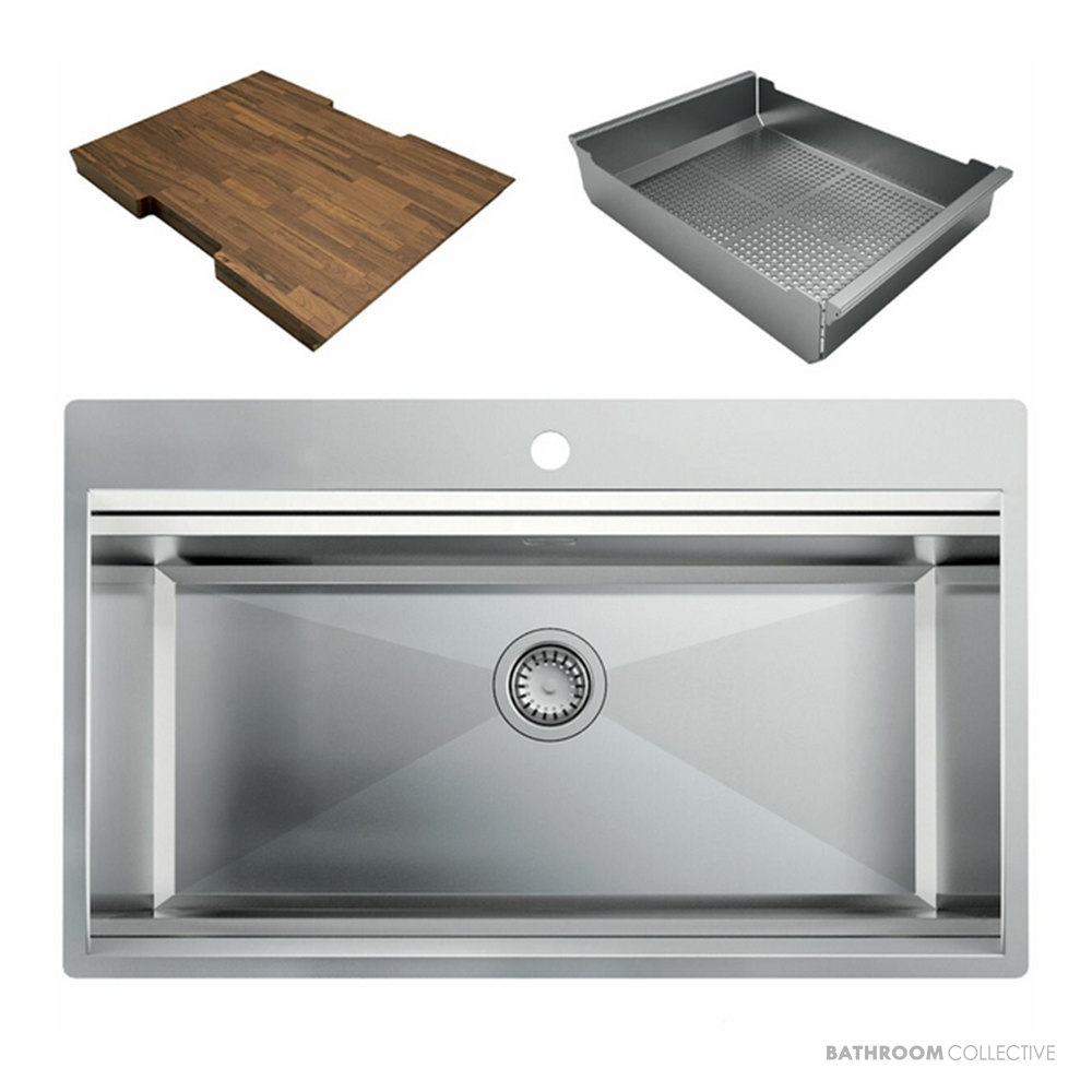 Layer Sink Incl. Strainer, Chopping Board, LACCBRP086