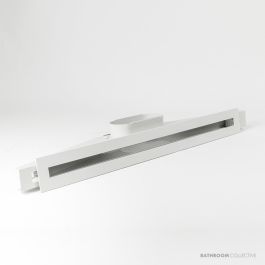 Linear Slot Grille with Plenum Box White Powdercoat 1LSG780B